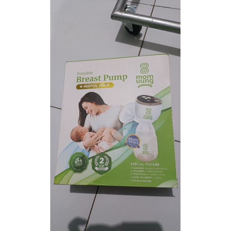 Jual pompa asi elektrik portable mom uung prelove | Shopee Indonesia