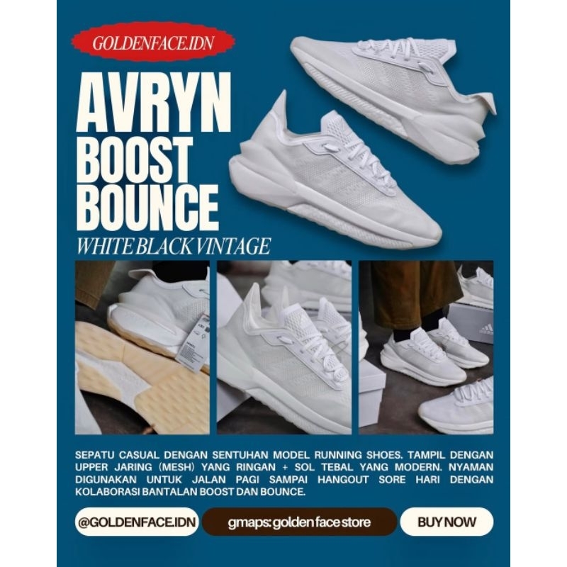 Jual AVRYN Boost X Bounce "White Gum" | Shopee Indonesia
