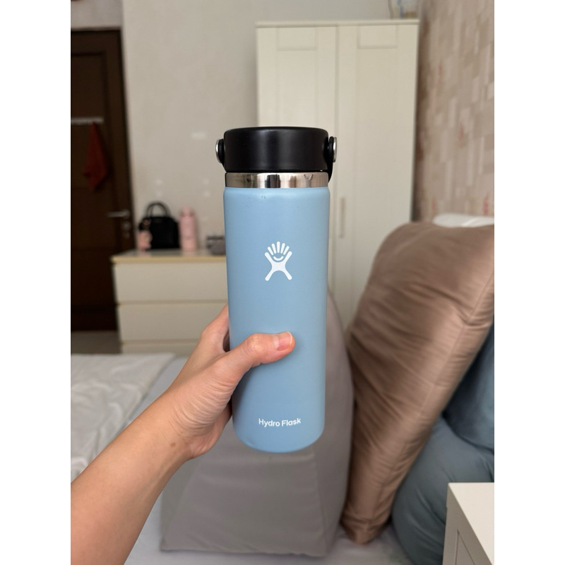 Jual Hydro Flask Wide Mouth 20 oz - Rain | Shopee Indonesia