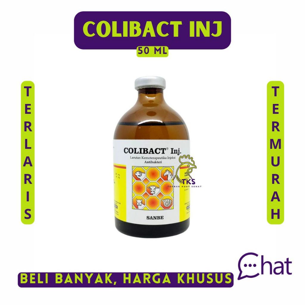 Jual COLIBACT INJEKSI 50ML - Obat Mencret Sapi - Obat Diare Sapi ...