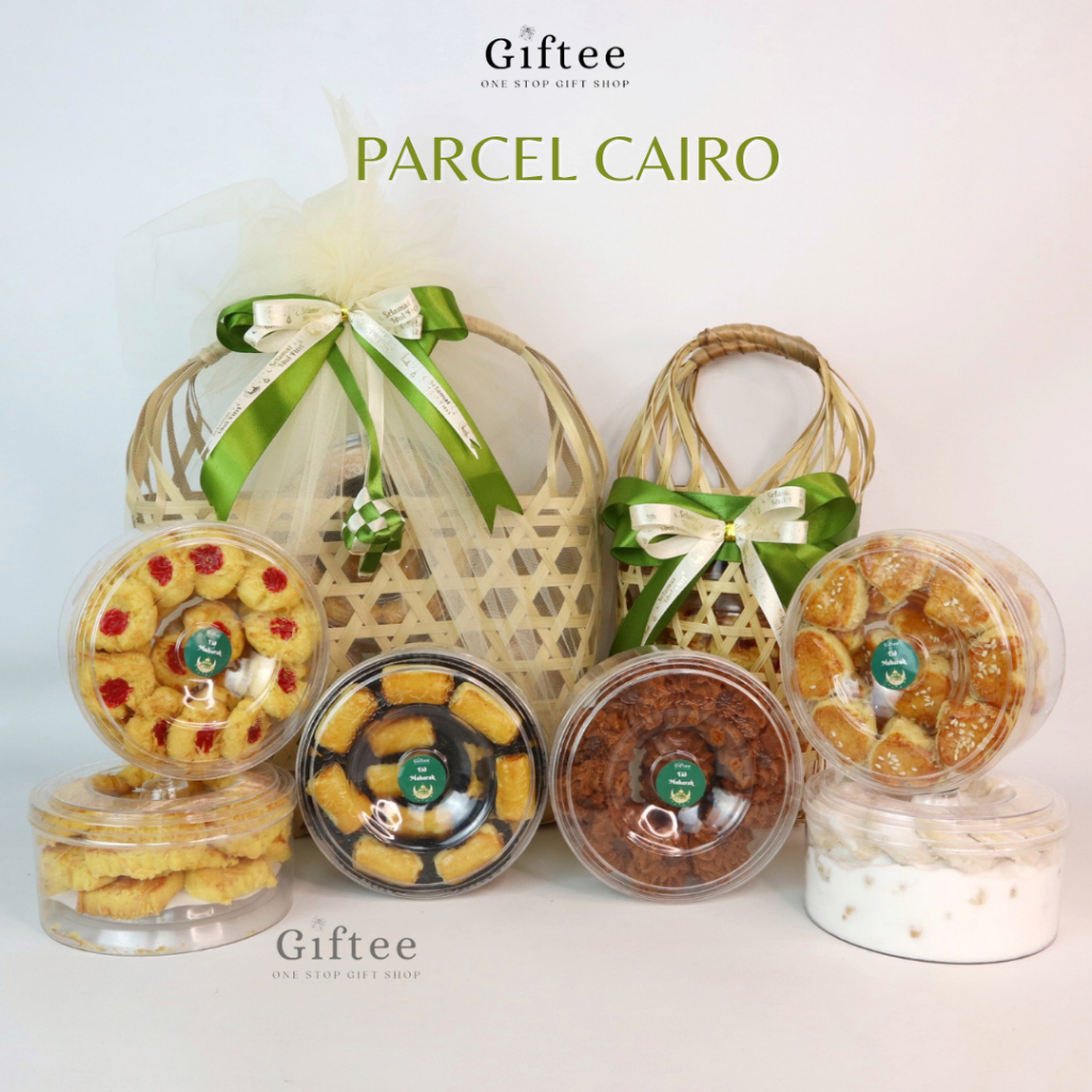 Jual HAMPERS LEBARAN CAIRO PARCEL SET KUE KERING KERANJANG TAS JINJING ...