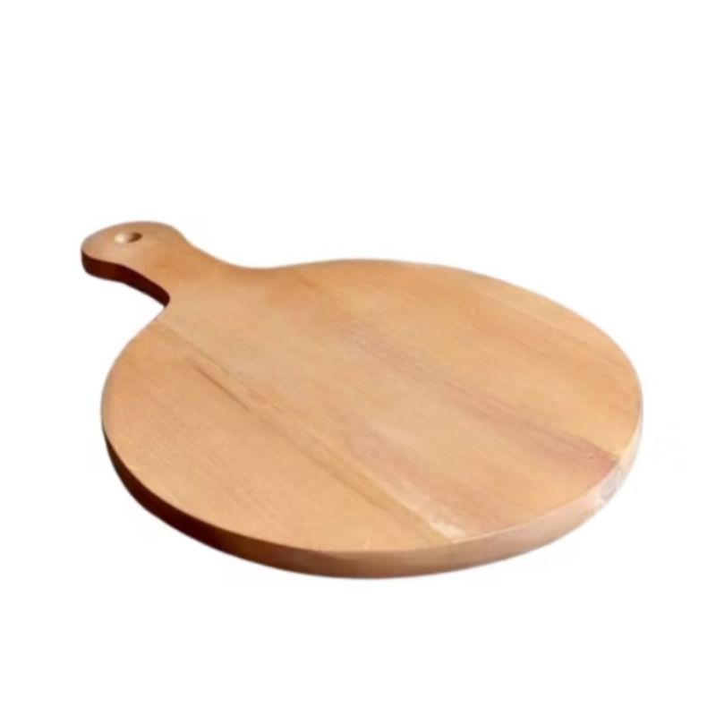 Jual Talenan Kayu Bulat Model Pizza | Talenan Kayu Bulat Tebal Gagang ...