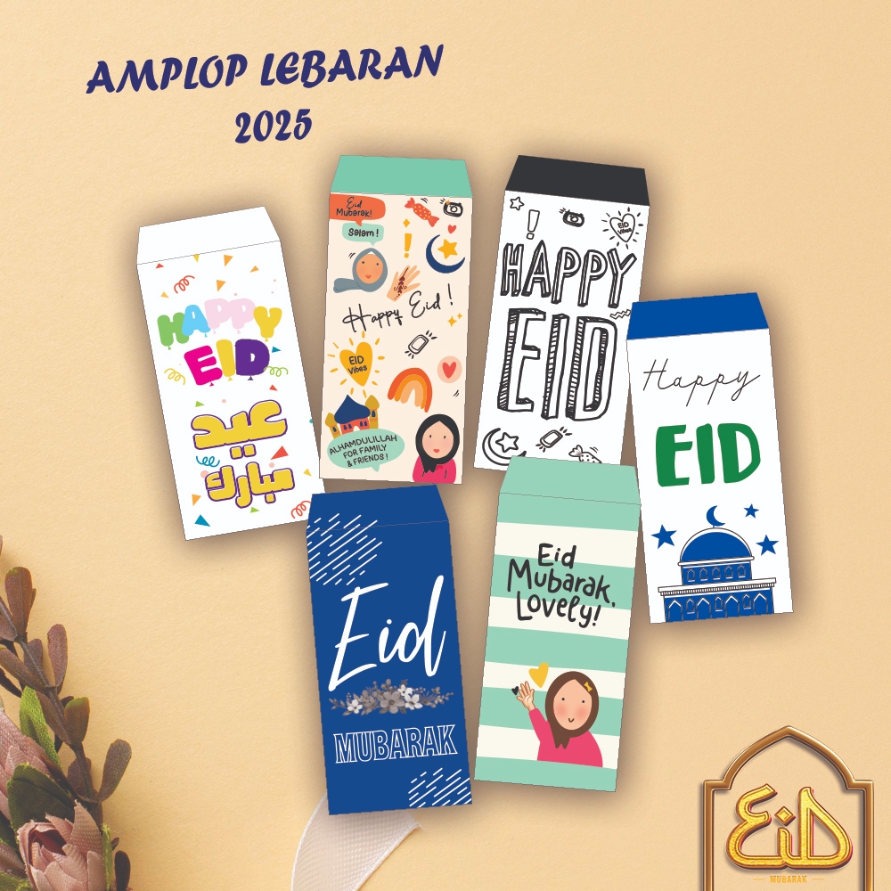 Jual Amplop lebaran 2025 Amplop aesthetic Angpao Mewah Uang Idul Fitri ...