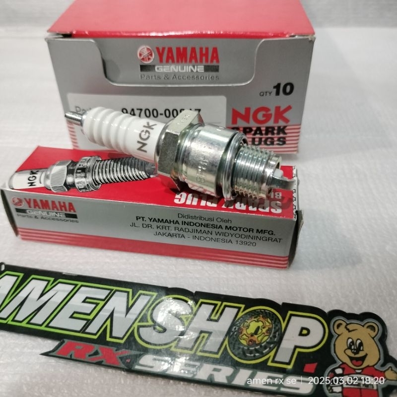 Jual busi rxking , vespa , fizr original yamaha genuine part ( BP8HS-10 ...
