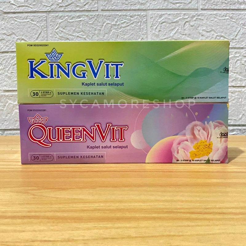 Jual Kingvit Queenvit Suplemen Penyubur Promil Program Hamil Pria dan ...