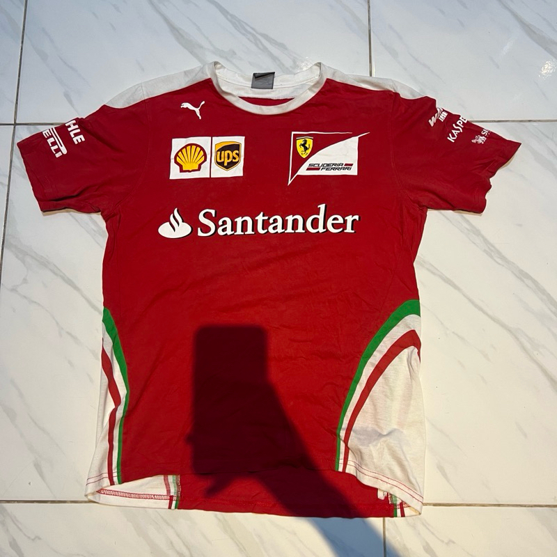 Jual Puma Ferrari Scuderia T Shirt Mens Size M Pirelli Santander ...