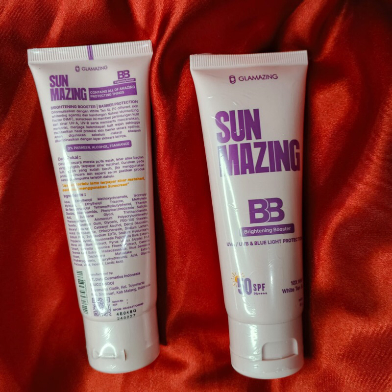 Jual Glamazing Sunmazing Brigthening Booster SPF 50 PA++++ 50gr ...
