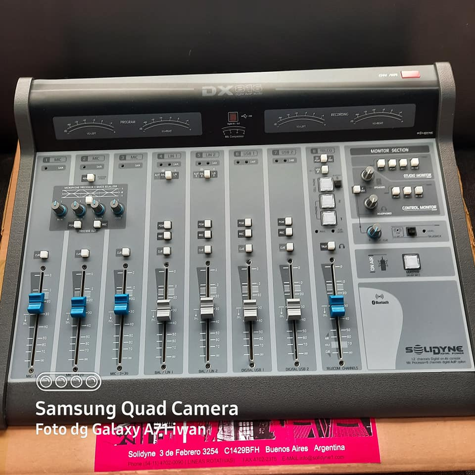 Jual Mixer Solidyne DX816 untuk studio Radio dan TV broadcast | Shopee ...
