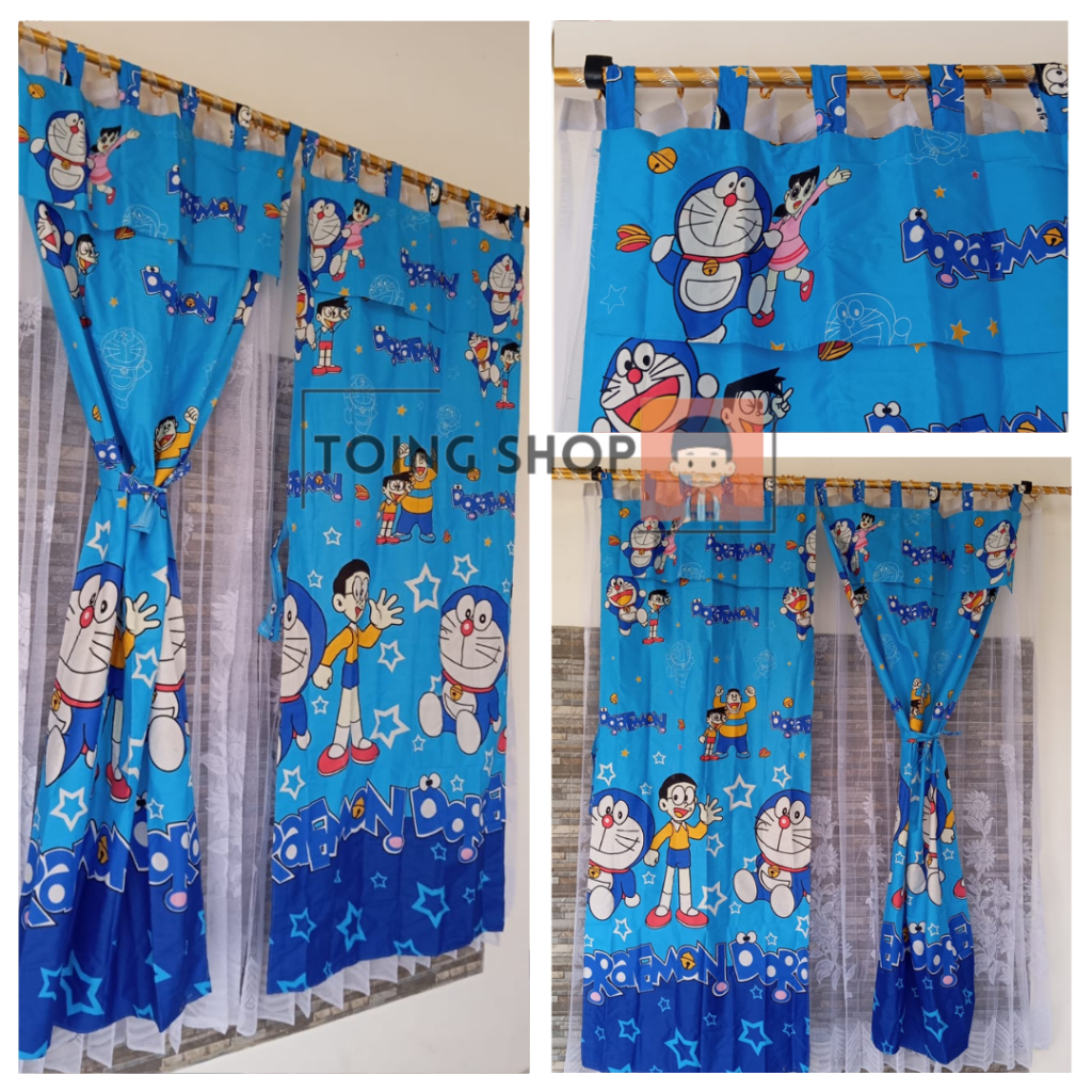 Jual Hordeng / Gorden Jendela Karakter Doraemon | Shopee Indonesia