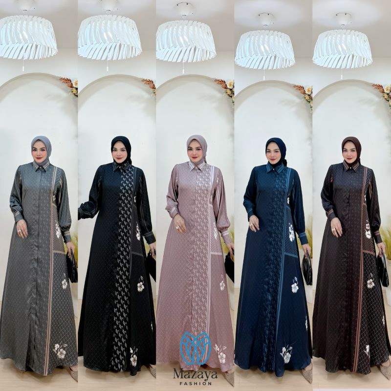 Jual KAYLA DRESS V3 BY MAZAYA FASHION ORIGINAL | Shopee Indonesia