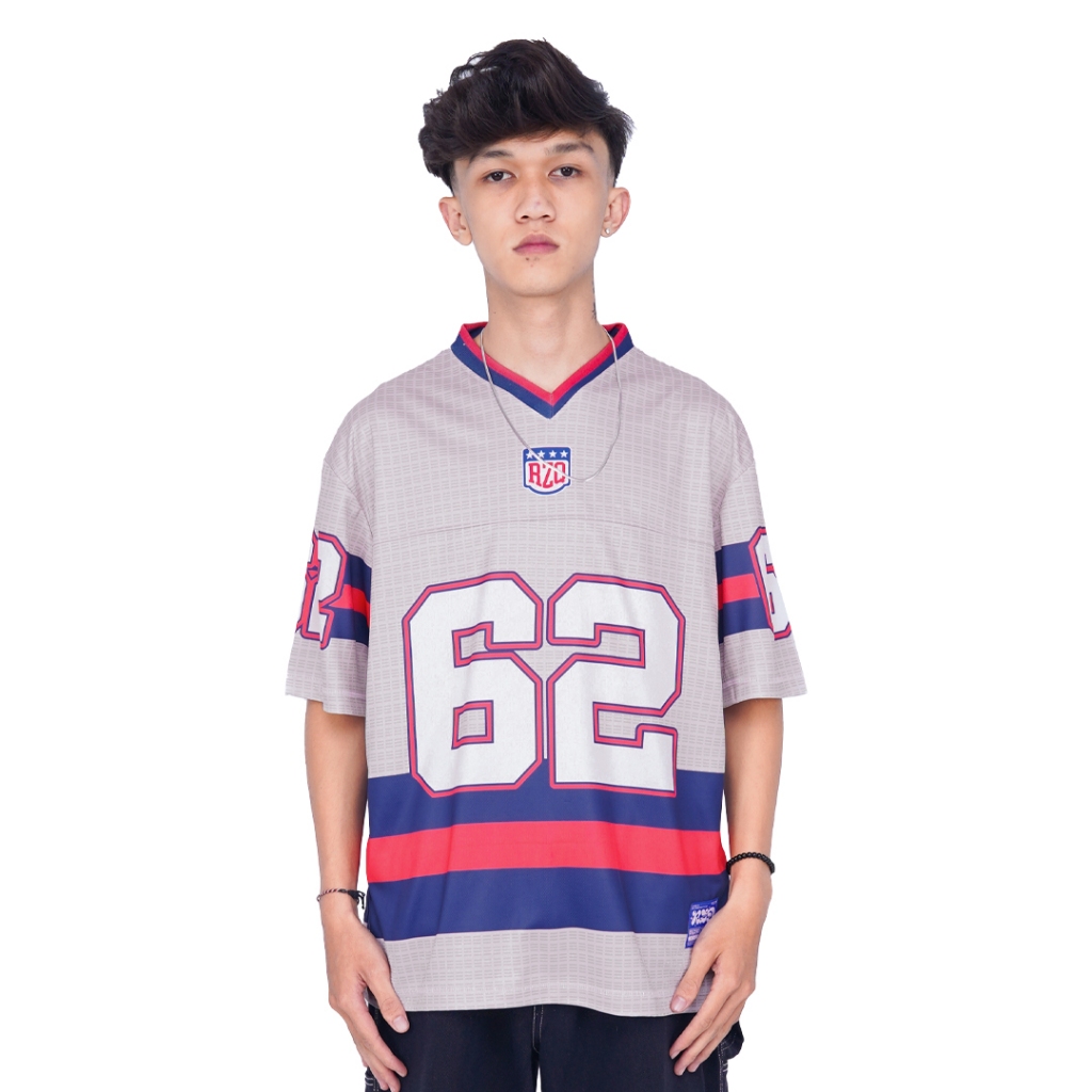 Jual RZQ / 62 Cream / Number Series / Kaos Jersey / NFL / Baseball ...