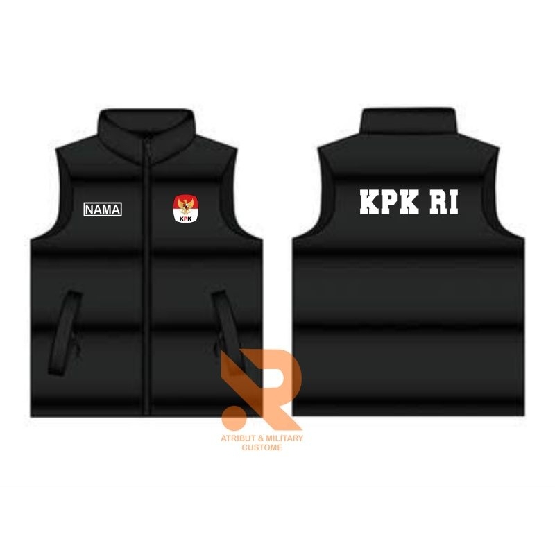 Jual rompi gelembung//rompi kpk ri//kastem bordir sesuai permintaan ...