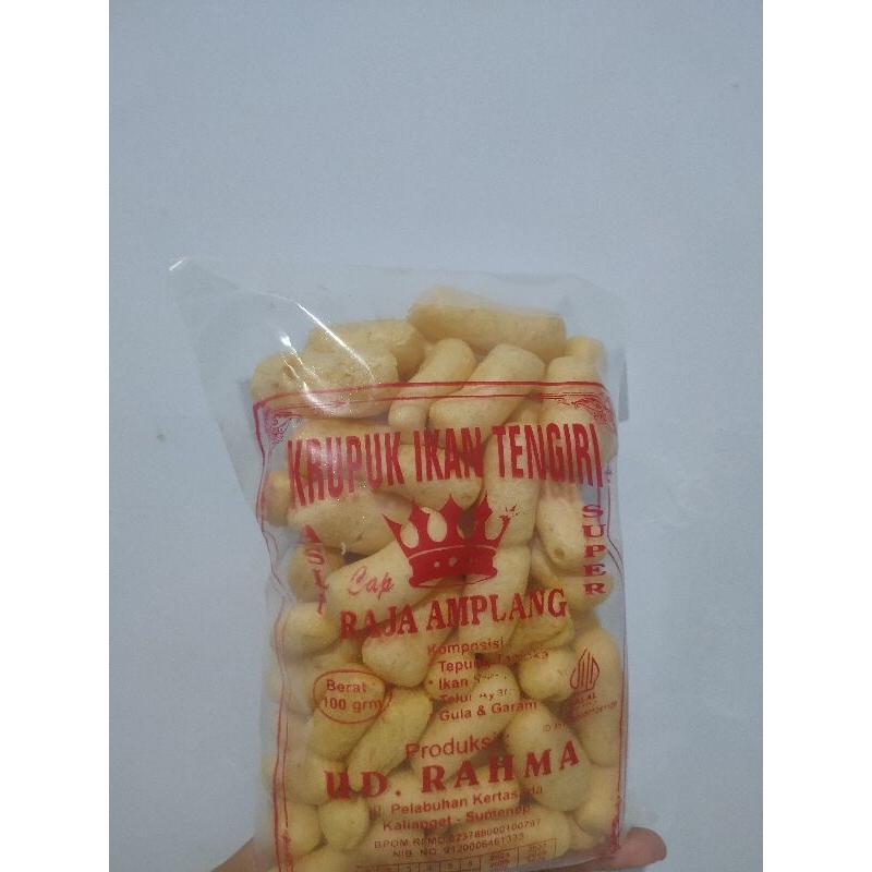 Jual kerupuk amplang ikan tengiri merk UD RAHMA | Shopee Indonesia