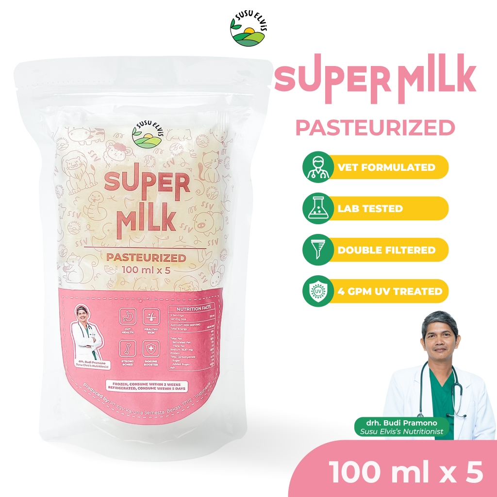 Jual Susu Elvis - Super Milk - Pasteurized 100 ml x 5 | Shopee Indonesia