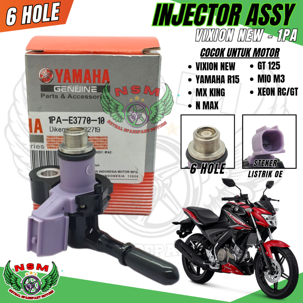 Jual INJECTOR FUEL PUMP YAMAHA ASSY VIXION NEW (1PA-E3770-00) | Shopee ...
