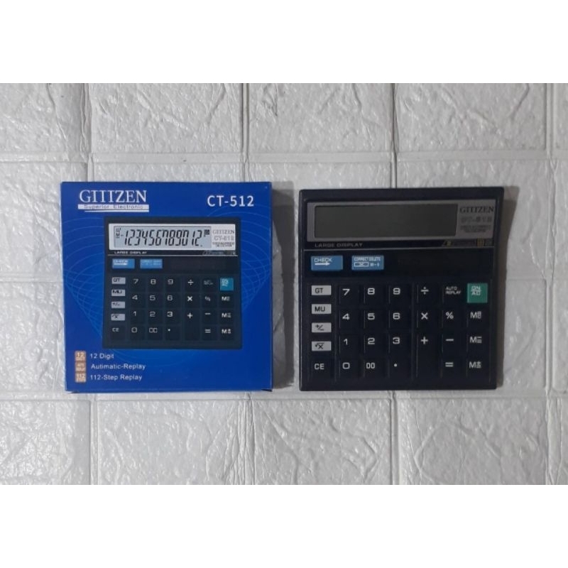 Jual kalkulator citizen CT 512 BCK | Shopee Indonesia