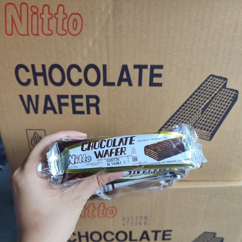 Jual WAFER NITTO wafer nissin coklat 17grx10 | Shopee Indonesia