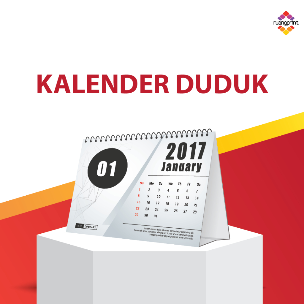 Jual kalender duduk / kalender meja | Shopee Indonesia