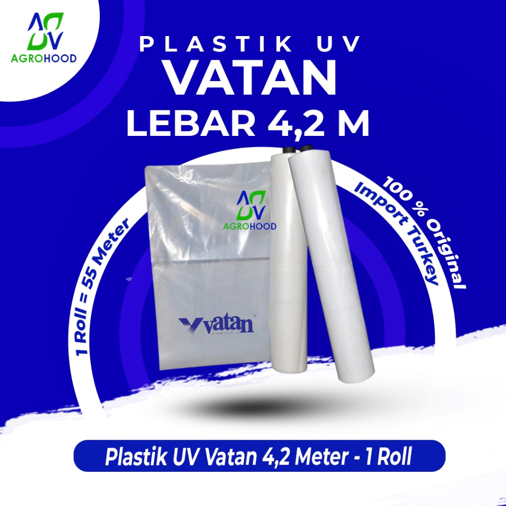 Jual Plastik UV VATAN Lebar 4,2 Meter - Harga 1 Roll | Shopee Indonesia