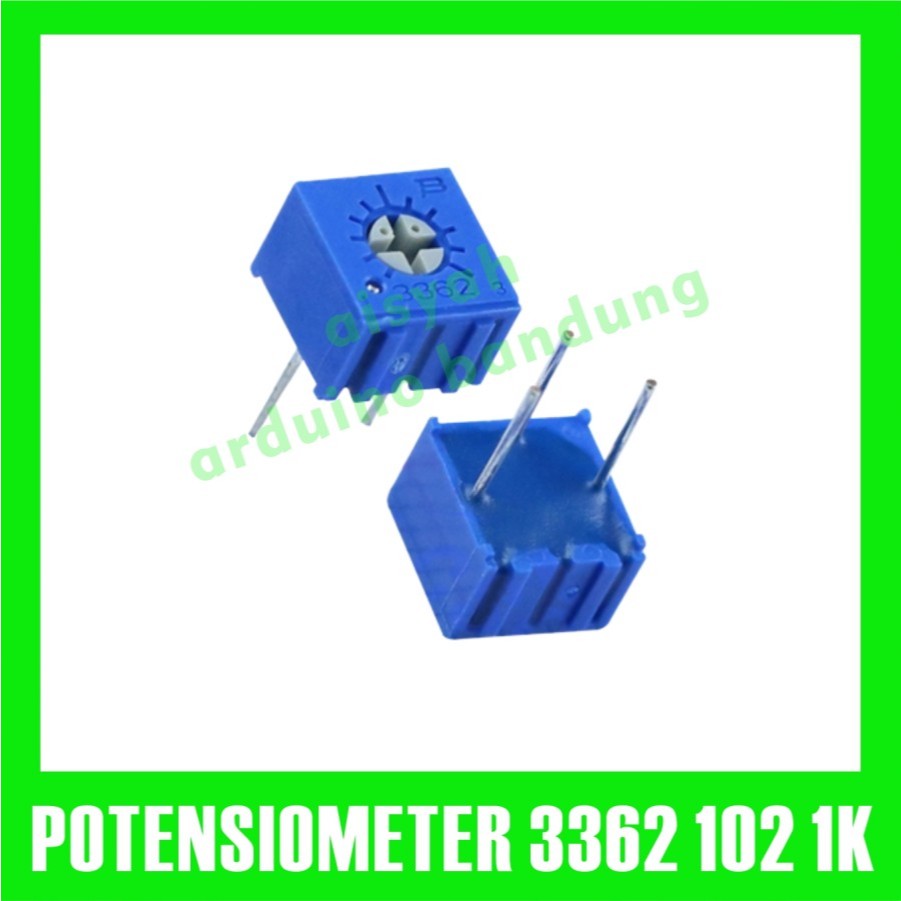 Jual VR 3362P 102 1K OHM POTENTIOMETER POTENSIOMETER 3362 TRIMPOT POTENSIO | Shopee Indonesia