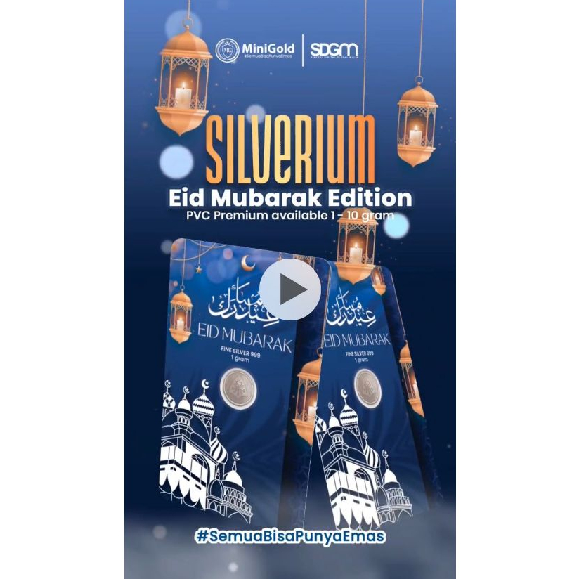 Jual MiniGold x Silverium Eid Mubarak Edition 5 & 10 Gram | Shopee ...
