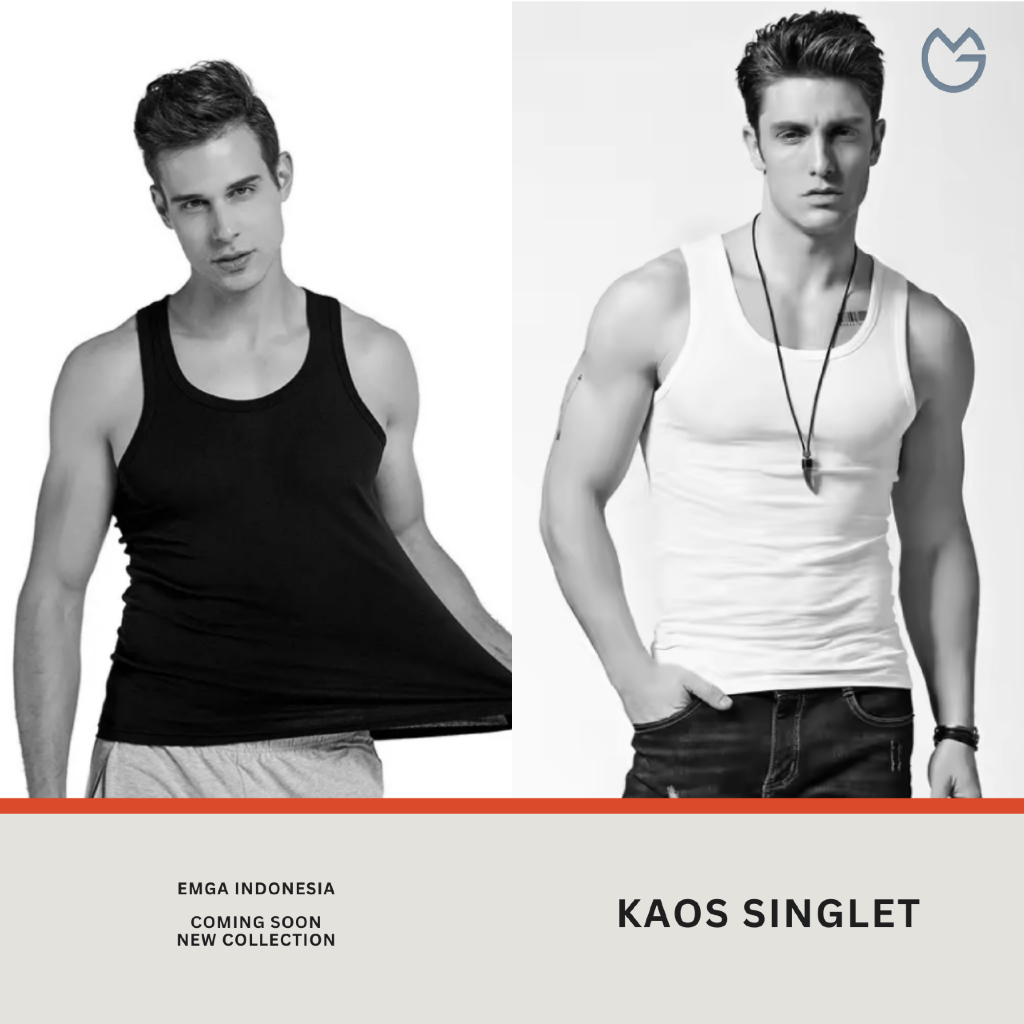 Jual Kaos Dalam Singlet Pria Dewasa KST1D Emga Tank Top Kaus Dalaman ...