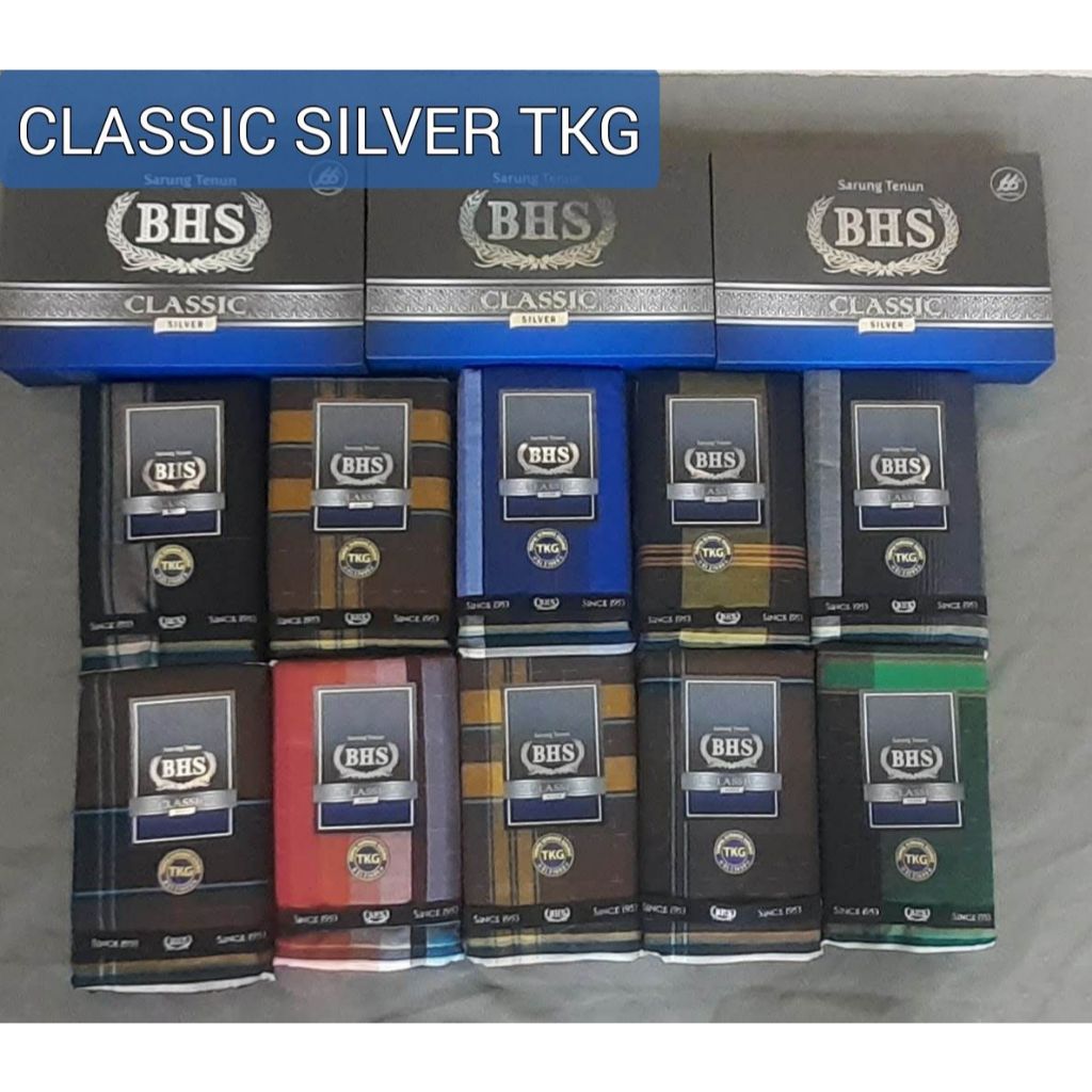 Jual Grosir Sarung BHS Classic Silver Murah | Shopee Indonesia