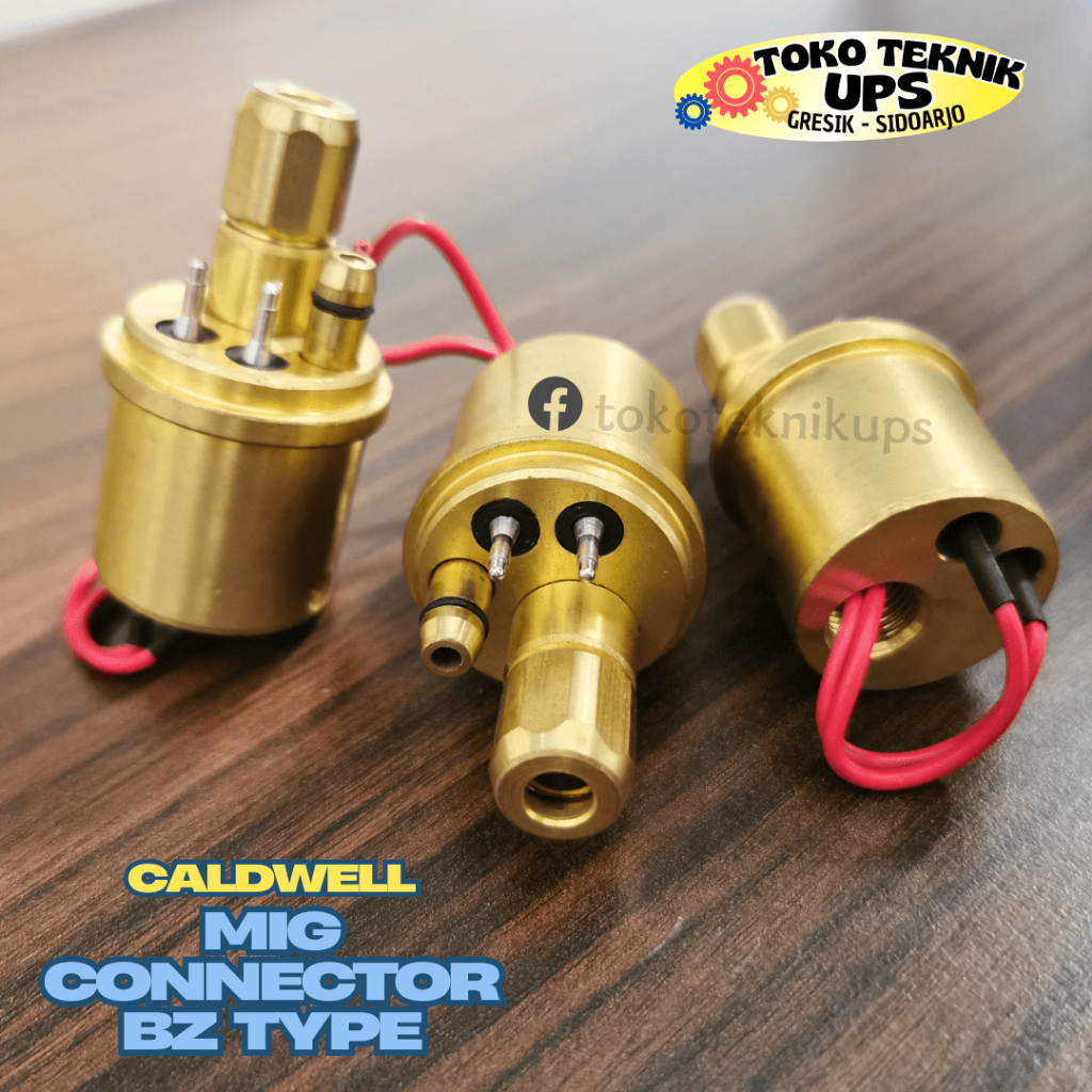 Jual CALDWELL MIG CONNECTOR PLUG BZ TYPE UNTUK MIG TORCH TIPE BINZEL ...