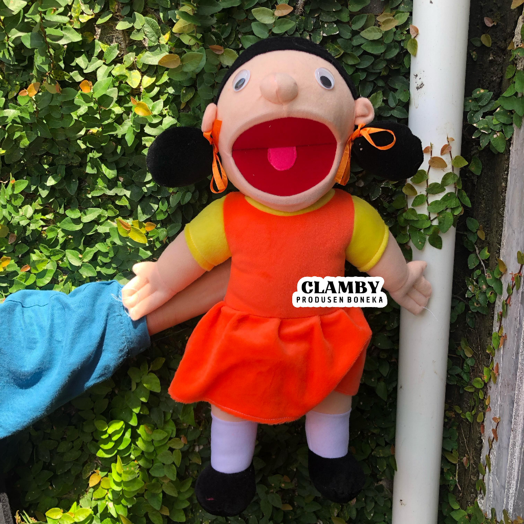 Jual Boneka Muppet Squid Game | Hand puppet Mulut Gerak Mainan Edukasi ...