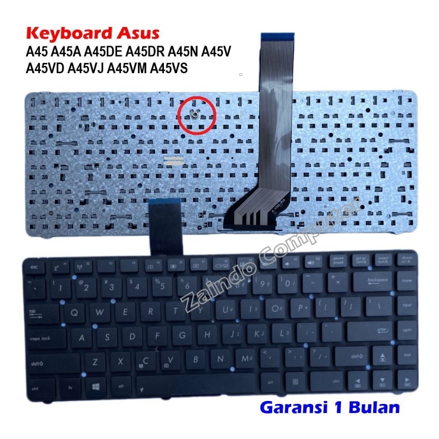 Jual KEYBOARD LAPTOP ASUS K45 K45A K45VD K45VJ K45VM K45VS R400 R400VD ...