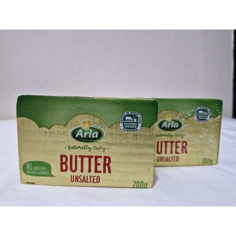 Jual Arla Salted / Unsalted Butter 200g Mentega Arla | Shopee Indonesia