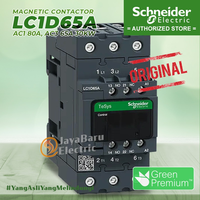 Jual Kontaktor Contactor Schneider LC1D65 LC1D65A 24V 42V 48V 110V 220V 380V LC1D65AB7 LC1D65AD7 ...