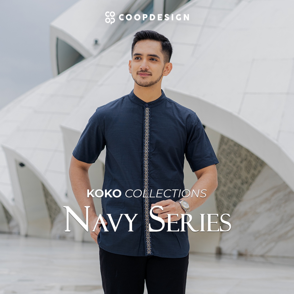 Jual [Koko Raya Navy Series] Coop Design - Koko Navy / Biru Tua ...