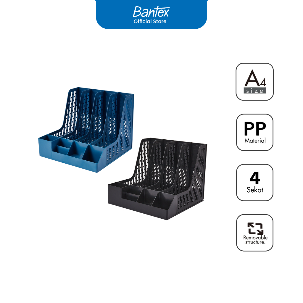 Jual Bantex File Organizer / Magazine Holder / Rak Simpan Buku dan Pena ...