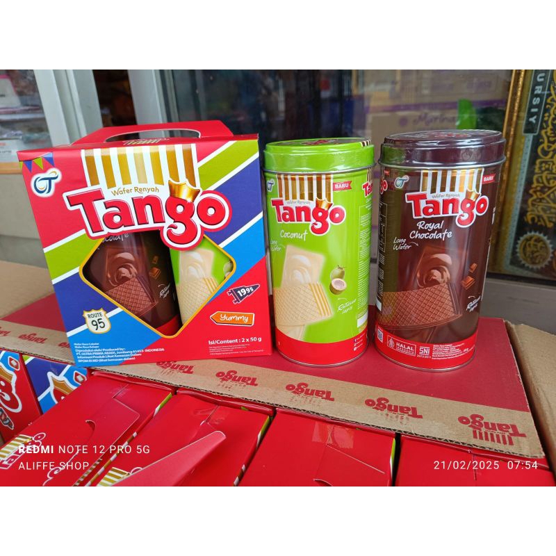 Jual Tango Kaleng 1 dus isi 2 kaleng | Shopee Indonesia