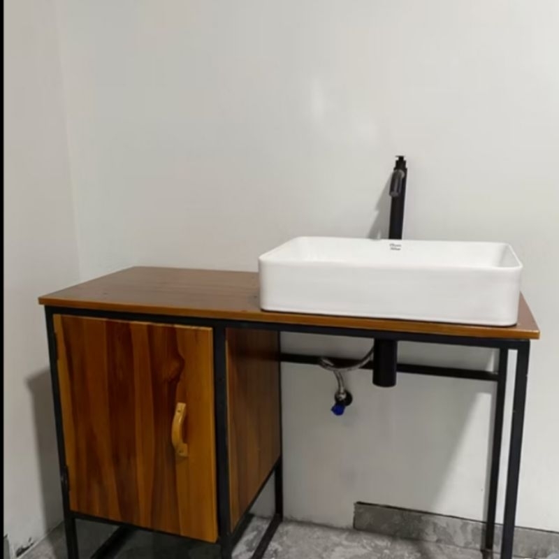 Jual Meja Wastafel Costum laci Penyimpan | Shopee Indonesia