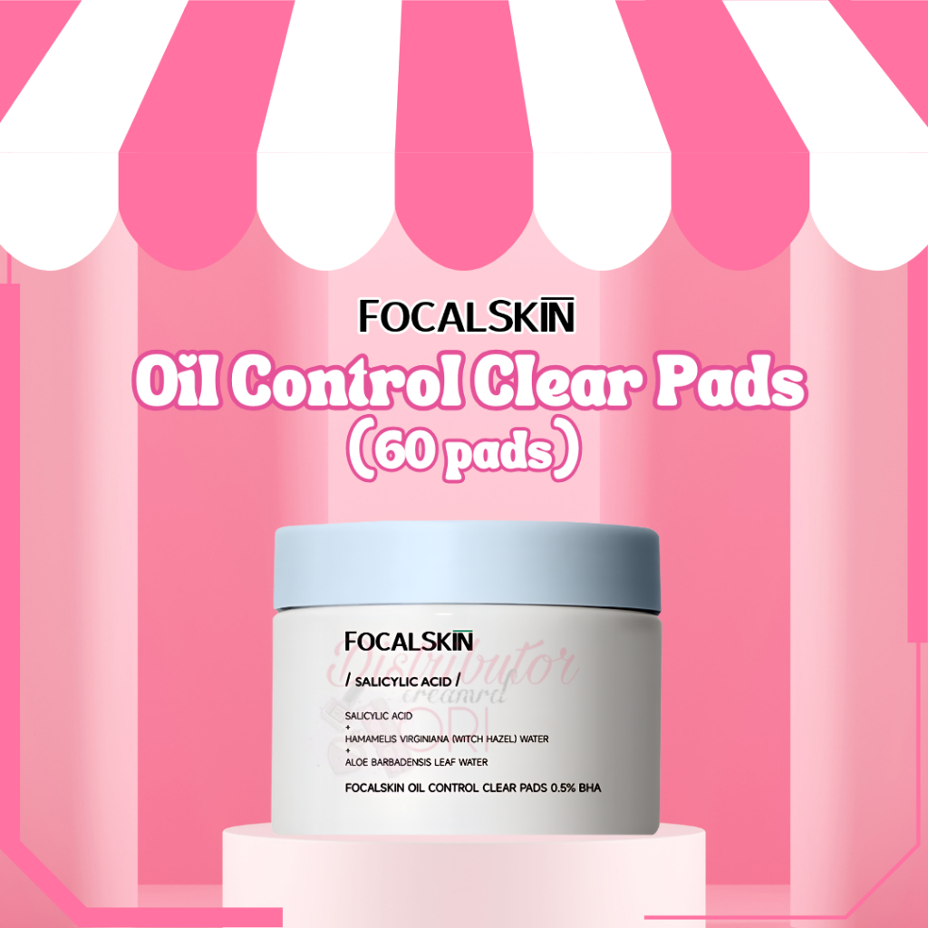 Jual Focalskin Oil Control Clear Pads (60 pads) bpom | Shopee Indonesia