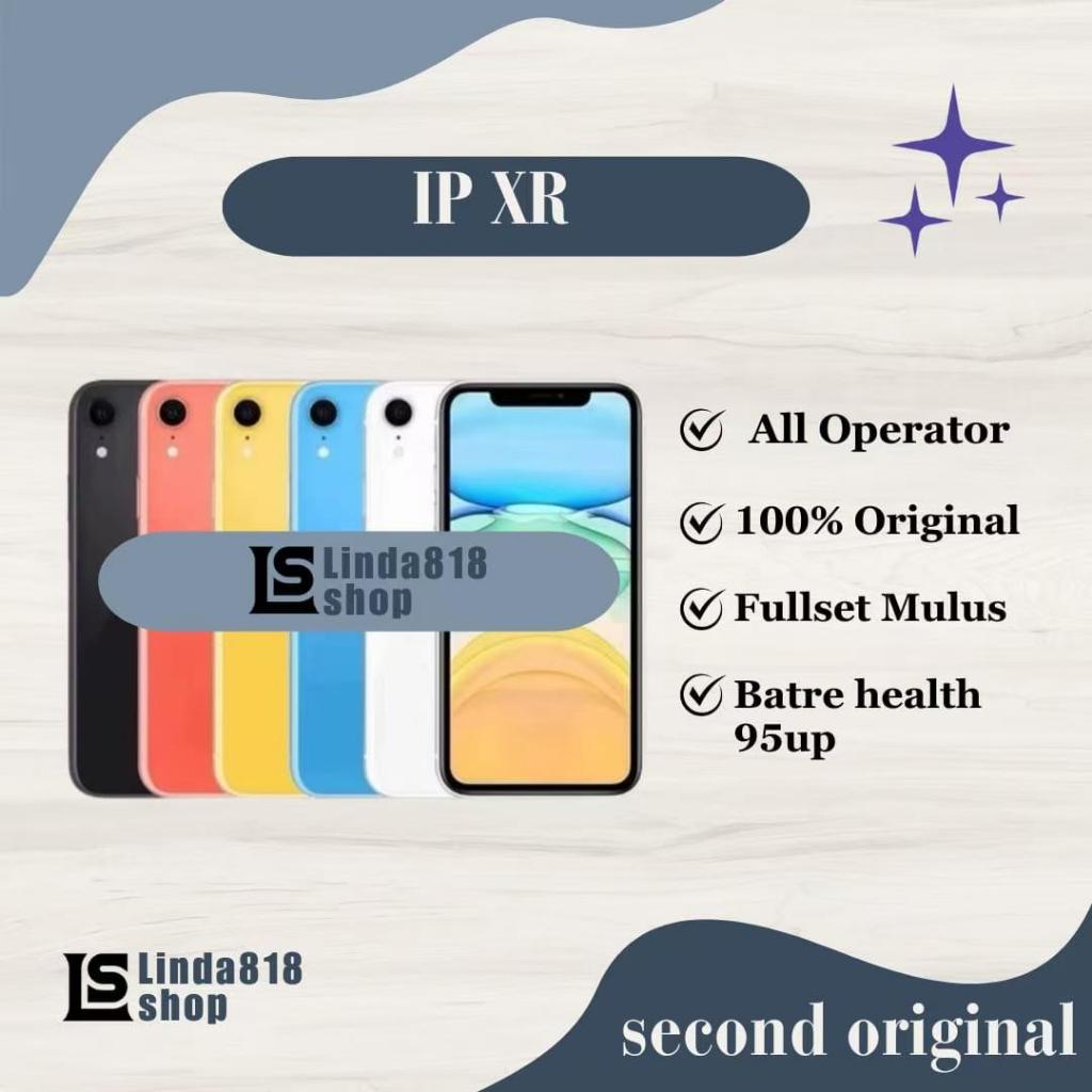 Jual IPHONE XR SECOND 256GB/128GB/64GB fullset XR second mulus 100% original | Shopee Indonesia