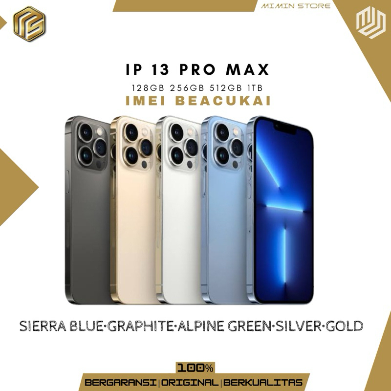 Jual (imei beacukai) 13 Pro Max 512GB/256GB/128GB second original mulus | Shopee Indonesia