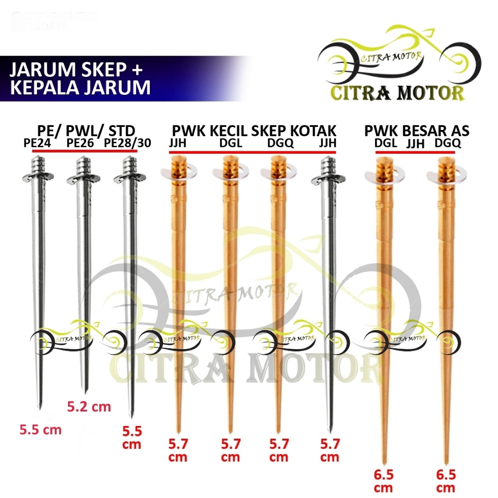 Jual JARUM SKEP PWK PE NEEDLE KARBURATOR ORI DGL DGQ JJH JJY,AIRSTRIKE DLL | Shopee Indonesia