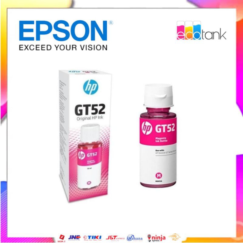 Jual Gt52 Magenta Original for printer Tank 310, 315 seriesHP Ink Tank ...
