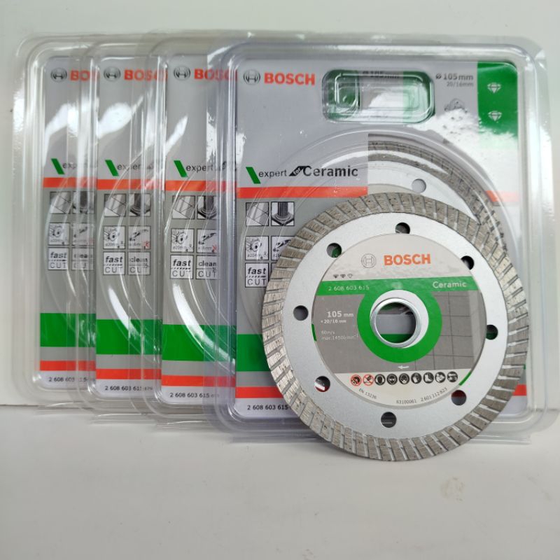 Jual Mata Pisau Potong Granit Keramik 4 Inch 105mm Bosch Diamond Cutter ...