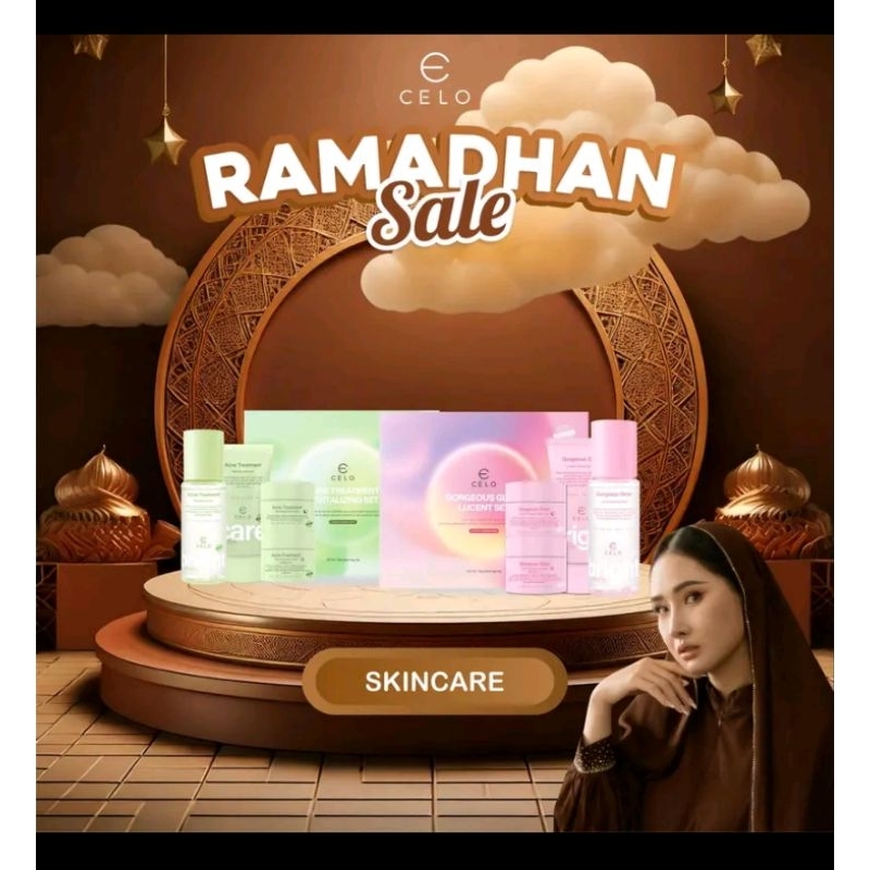 Jual CELO BEAUTE Shiny Glamour Niacinamide Glow set (Ready Stok ...