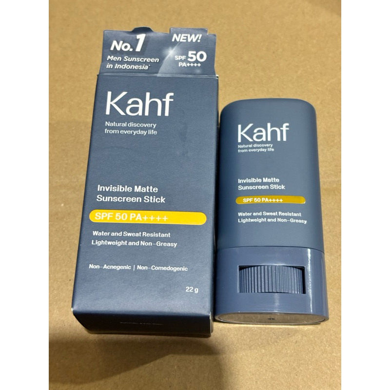Jual Kahf Invisible Matte Sunscreen Stick SPF 50 PA++++ 22 g | Shopee ...