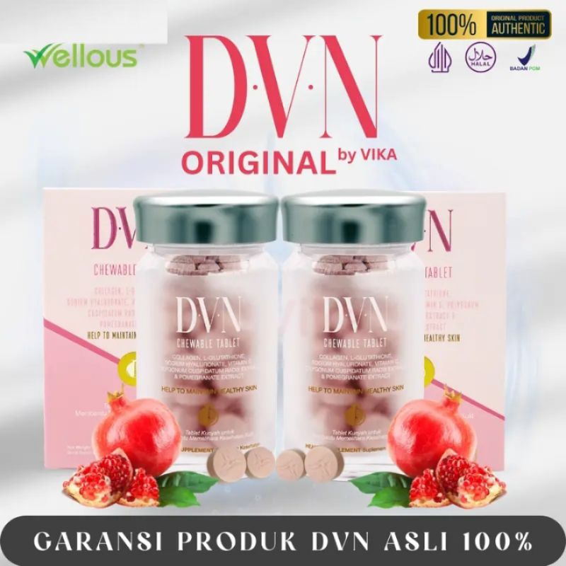 Jual DVN COLLAGEN ORIGINAL WELLOUS ISI 60 TABLET | Shopee Indonesia