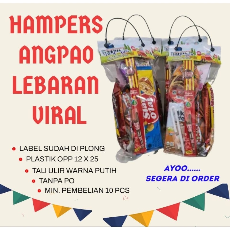 Jual (HARGA 1 PCS)Tas snack HARI RAYA/LABEL PLASTIK SNACK LEBARAN ...