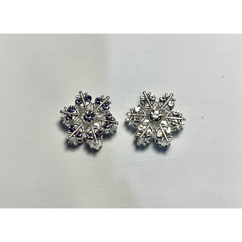 Jual manik zircon fancy beads snowflake permata | Shopee Indonesia