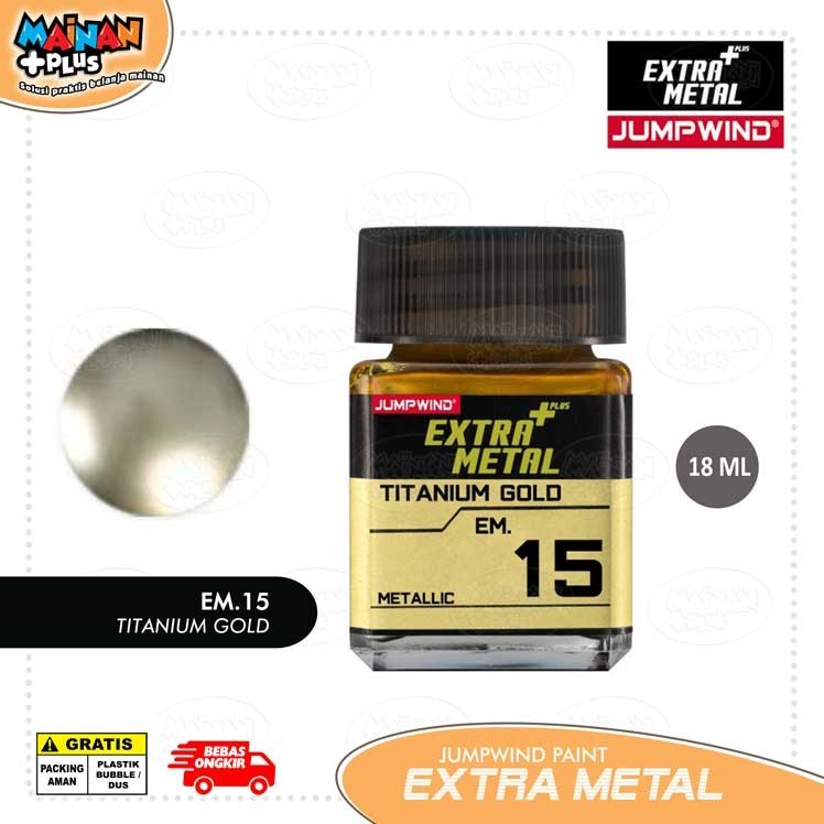 Jual JUMPWIND EXTRA METAL EM15 TITANIUM GOLD Cat Gunpla Model Kit Paint ...