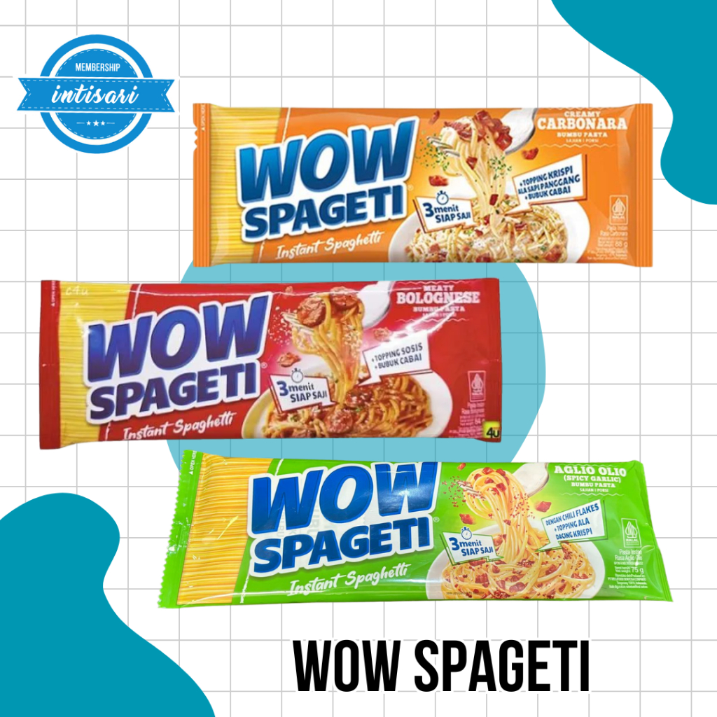 Jual WOW SPAGETI INSTANT SPAGHETTI ( PCS ) | Shopee Indonesia