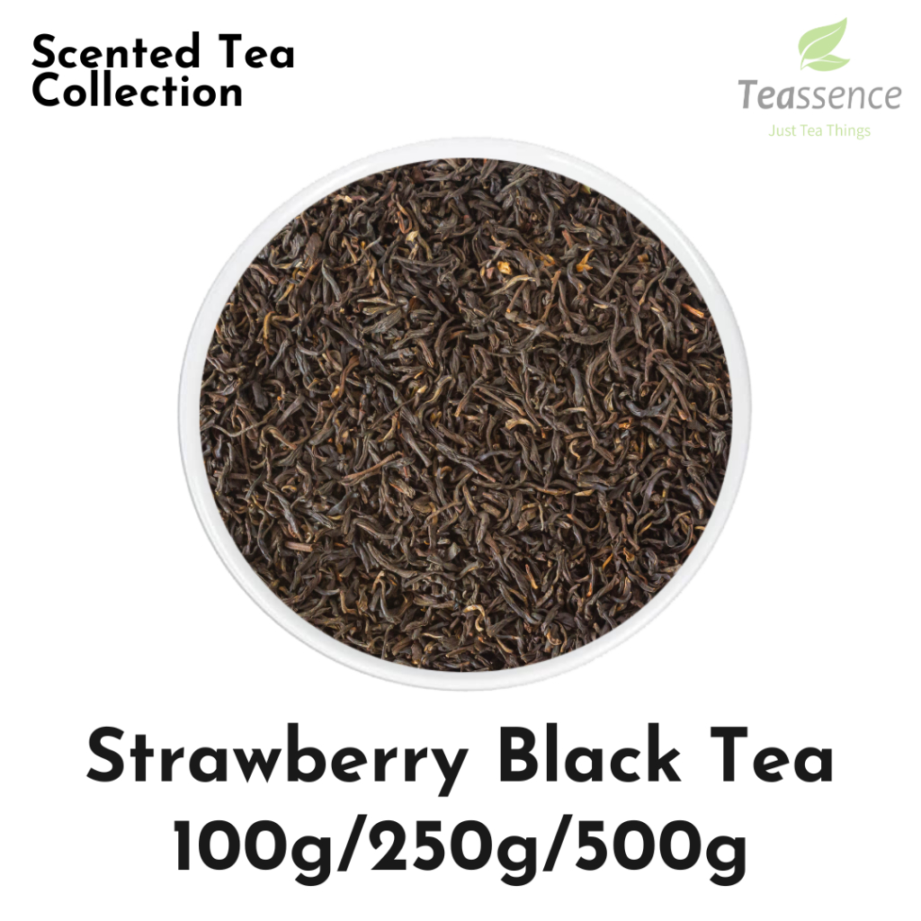 Jual Strawberry Black Tea / Teh Hitam Stroberi / Teh Aroma Premium 100g ...